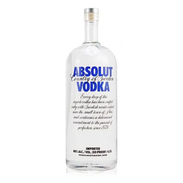 Vodka Absolut Original Azul 4500 ml. - Sampieri Vinos y Licores
